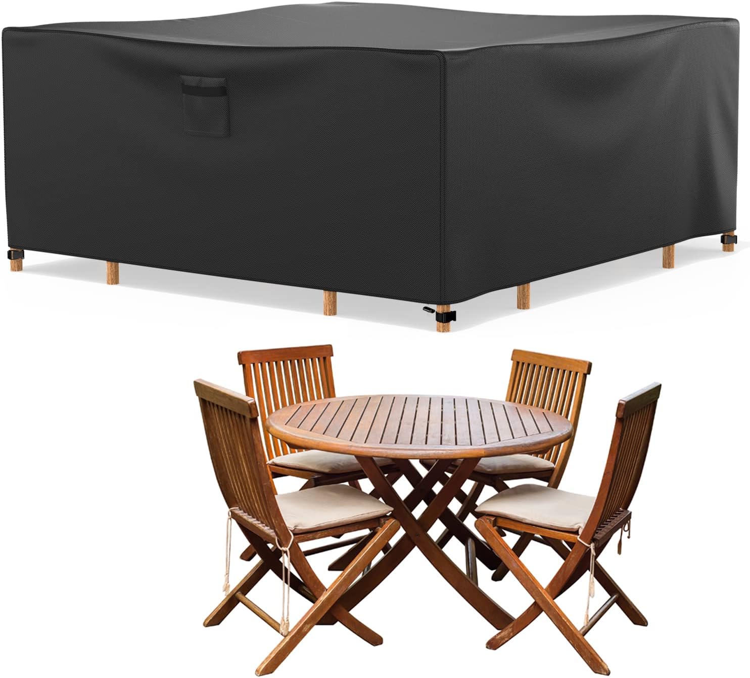 Housse de Mobilier Jardin Imperméable 150 x 150 x 75 cm, Housse de ...