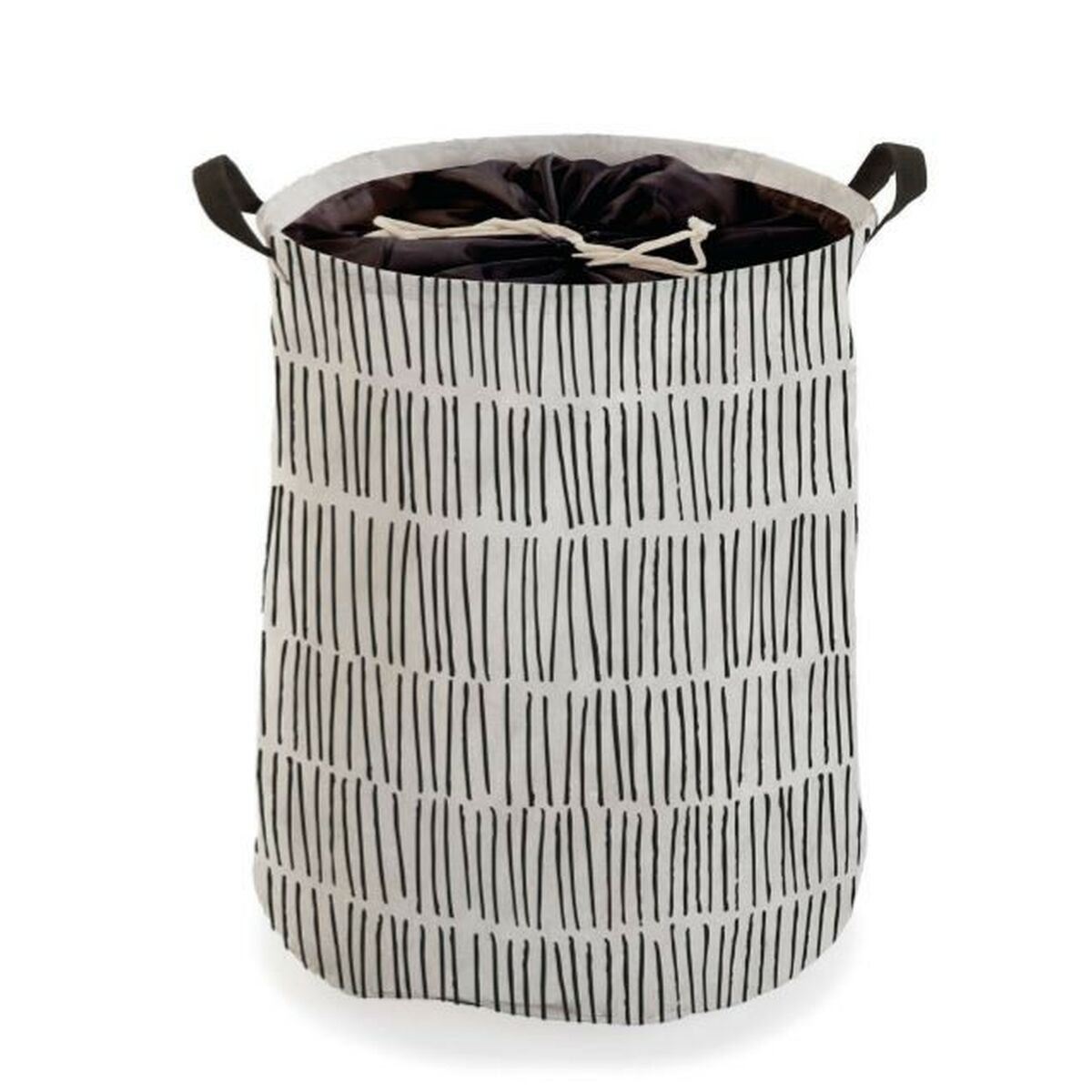 Panier à linge Versa New Lines Polyester Textile (38 x 48 x 38 cm ...