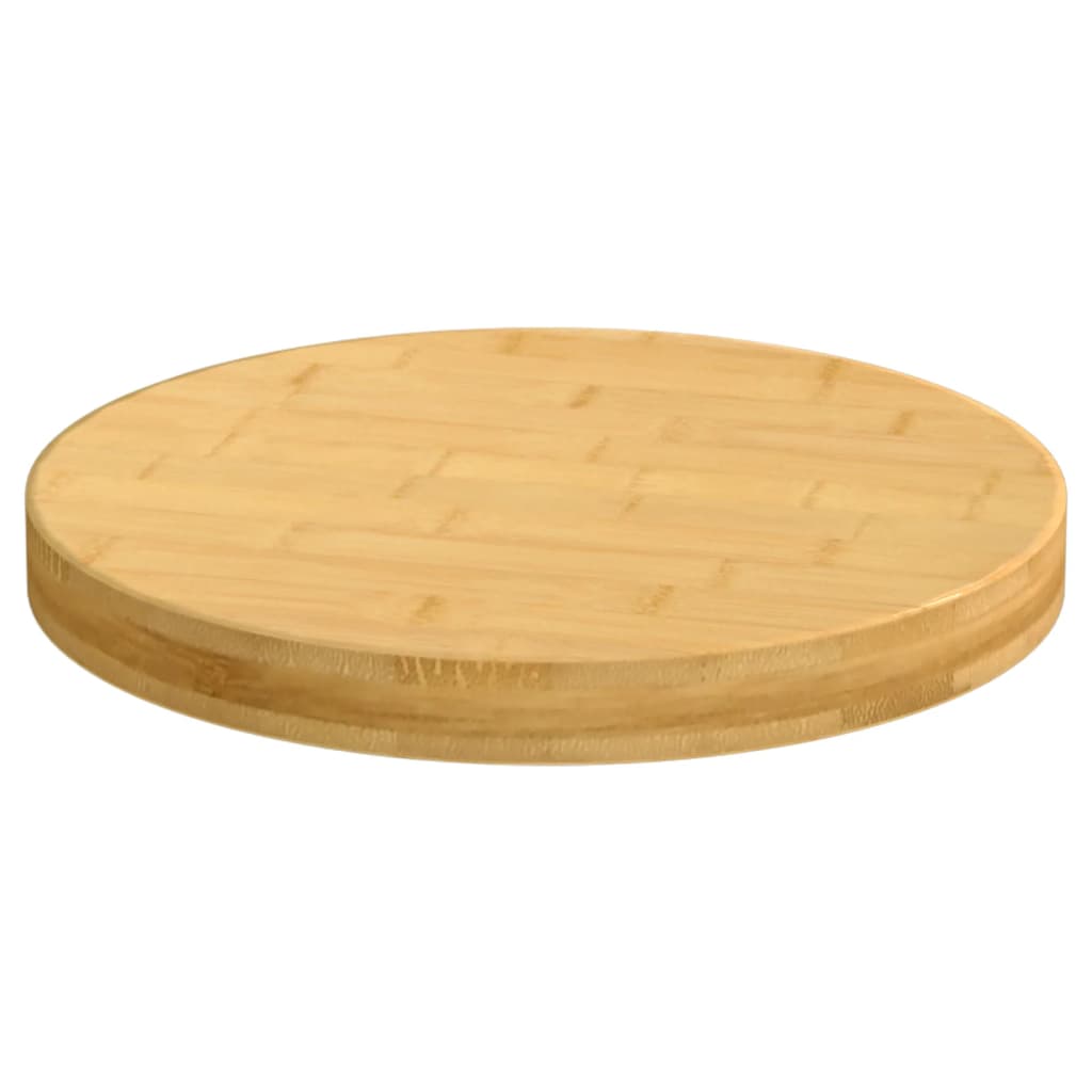 Plateau de table en bambou ?40x4 cm- COMFORTXL | Leroy Merlin