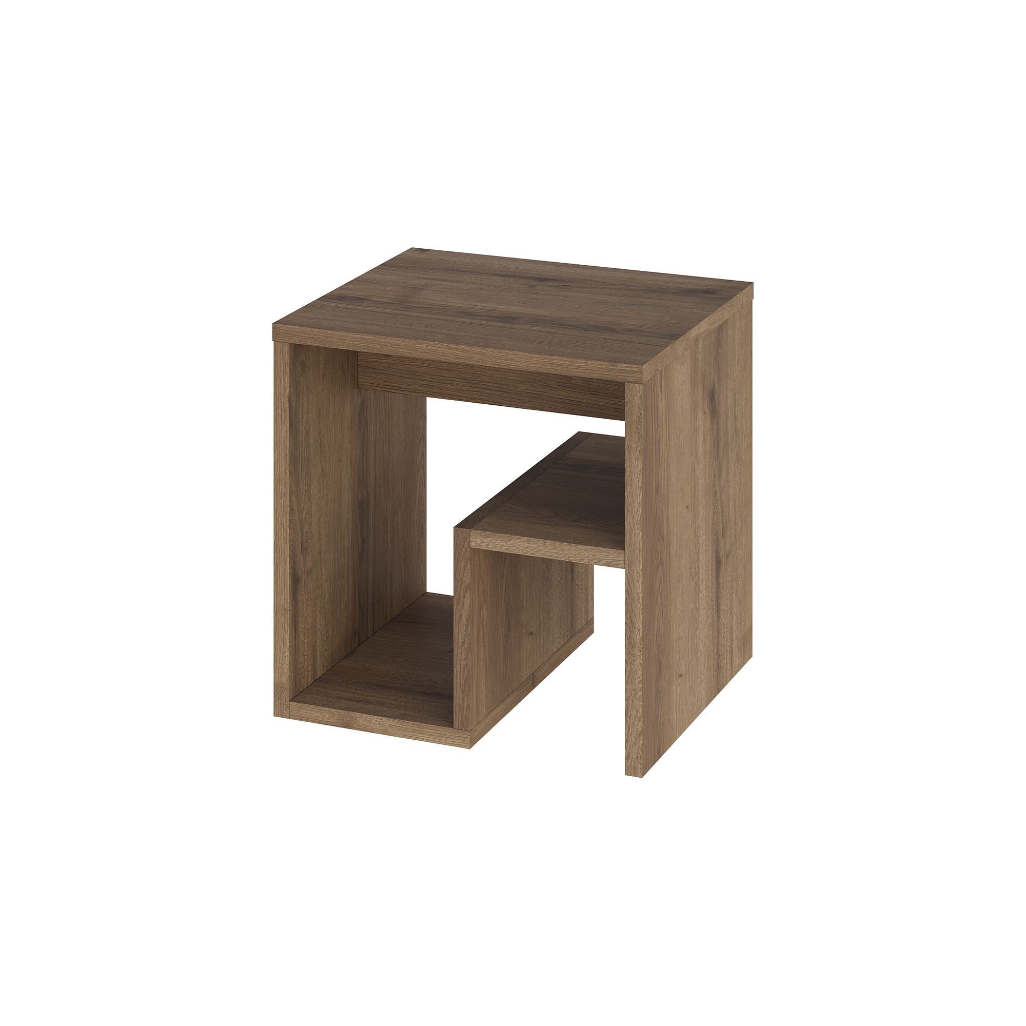 Mesa auxiliar de madera "Bon" 40 x 35 x 40 cm - Hitit | Leroy Merlin