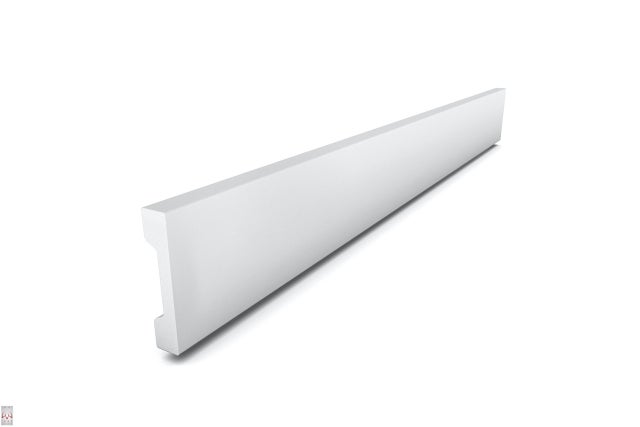 Rodapiés de pvc blanco: fácil instalación y limpieza