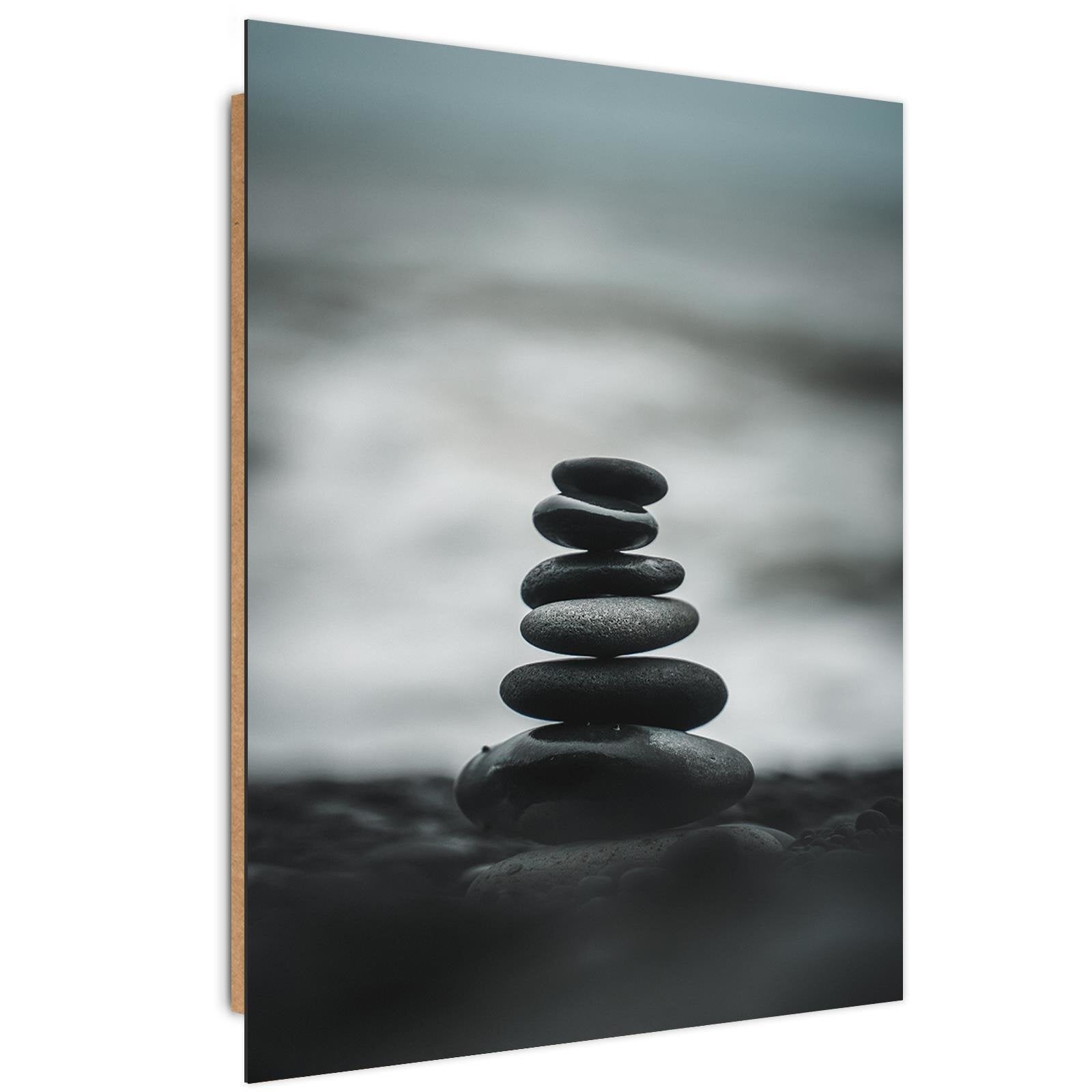 Tableau tour de bois, zen - 80 x 120 cm | Leroy Merlin
