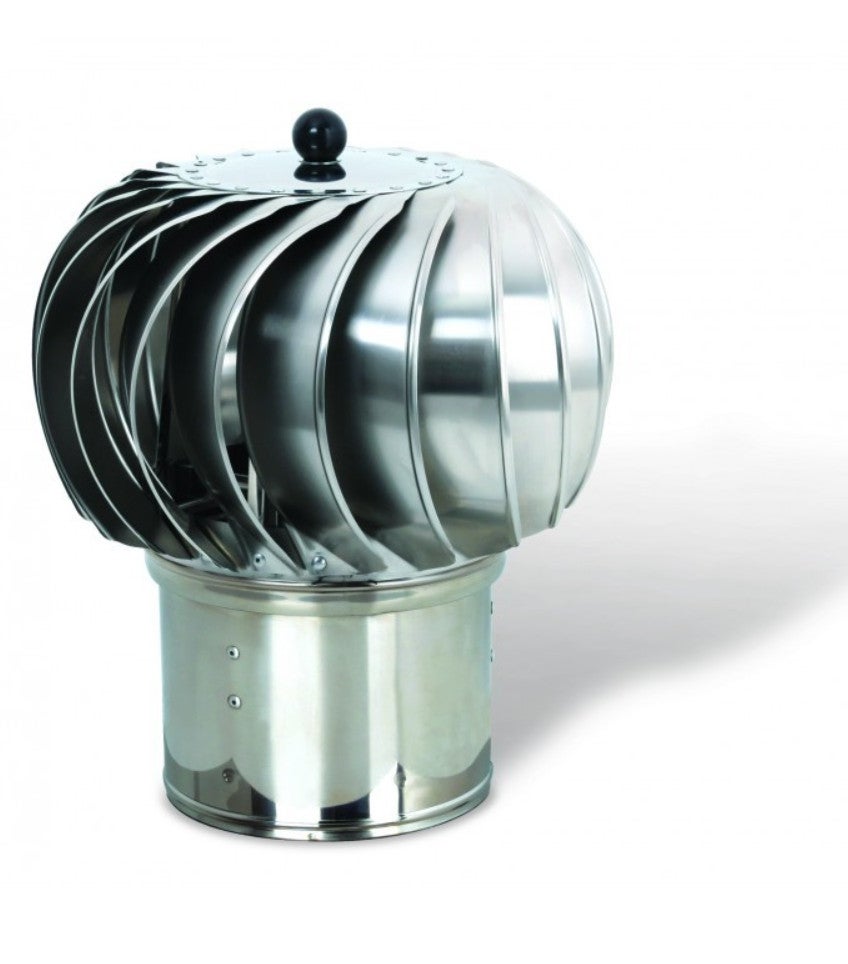 Mitre de cheminée, chapeau sphérique rotatif sans base en aluminium ...