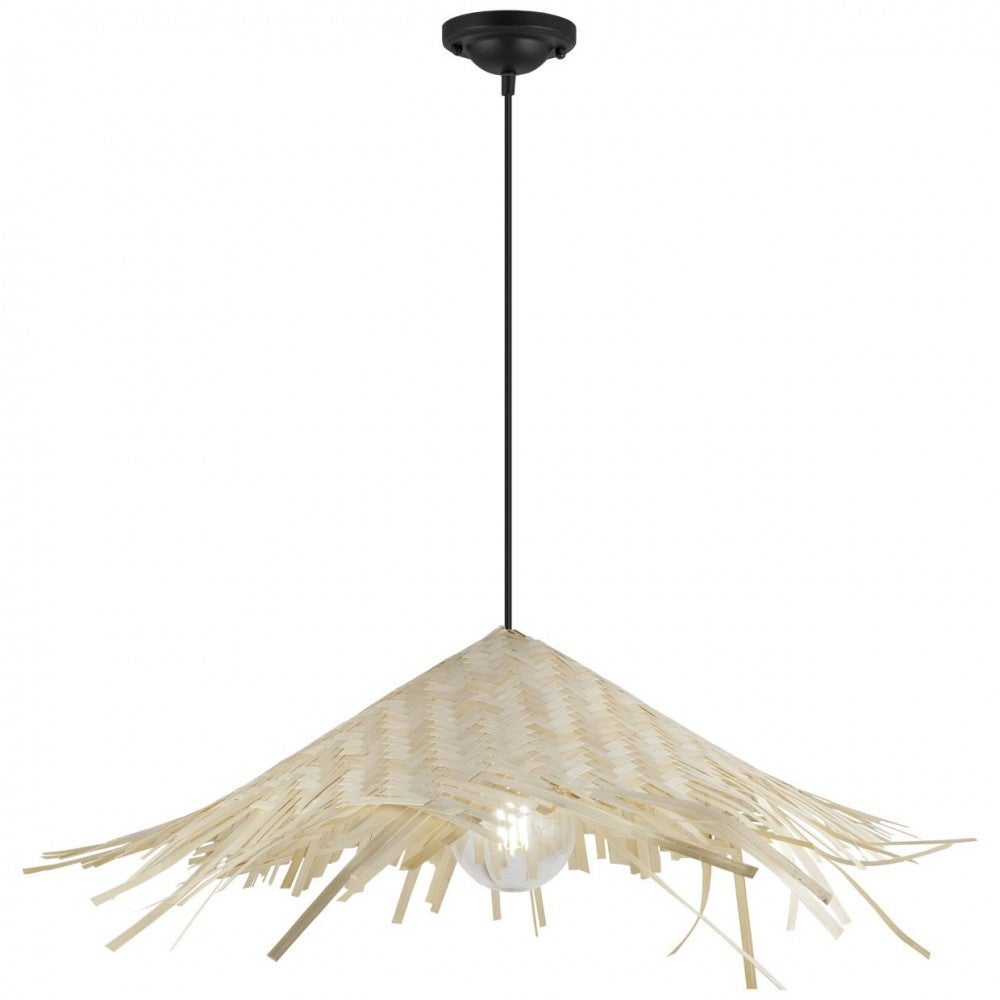 Lampara De Bambu Natural Pipper De Una Luz 1 X 60w E-27 De | Leroy Merlin