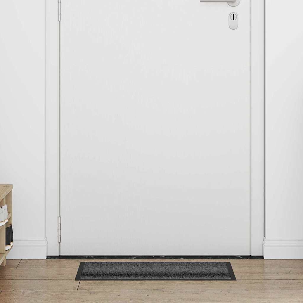 Tapis d'entrée Tapis de porte - Noir 40 x 60 cm Polypropylène | Leroy ...