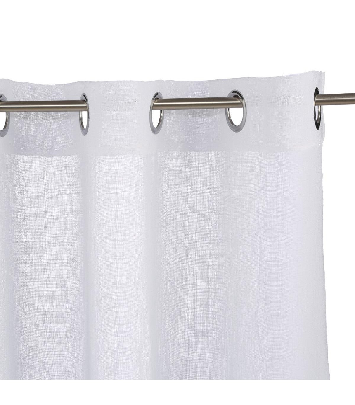 Voilage Blanc Fred 140 x 260 cm | Leroy Merlin