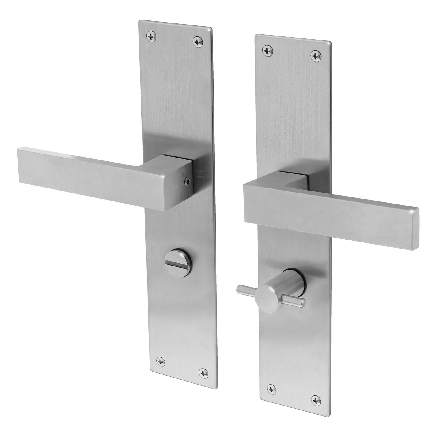 Wovar Poignée de porte Lavuzo Trapini inox - Poignée pour WC WC63 - Par ...