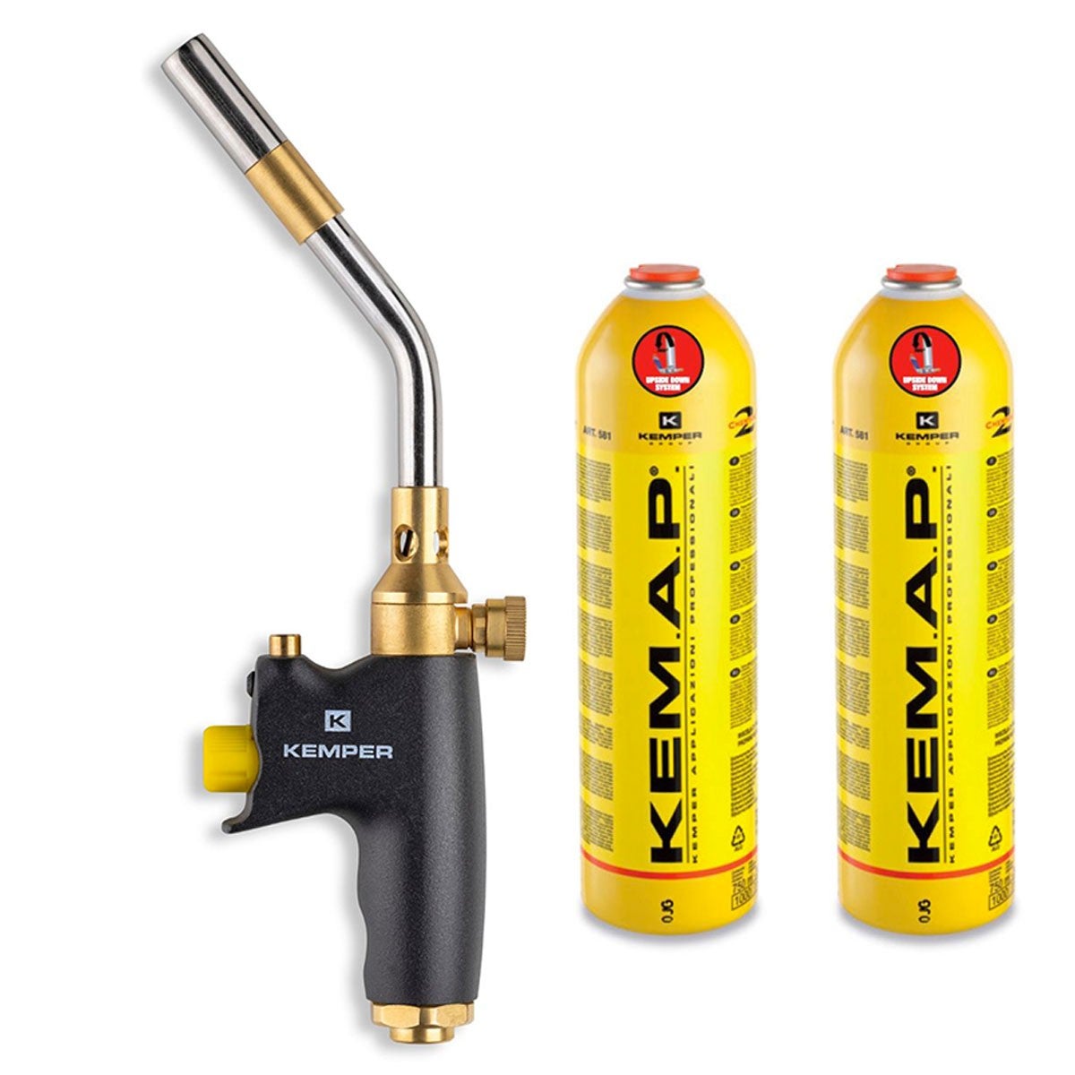 Chalumeau à gaz KIT 2 bouteilles Propane Soudobrasure Professionnelle ...