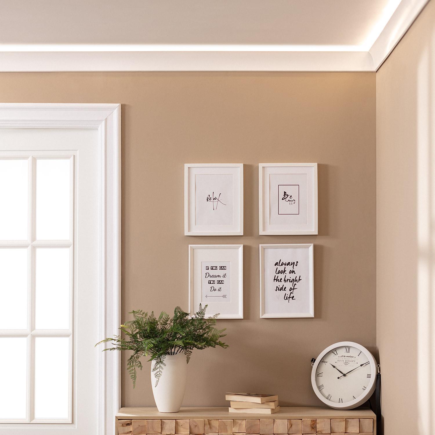 LEDKIA LIGHTING - Moldura para Tira LED 2m | Perfil Decorativo ...