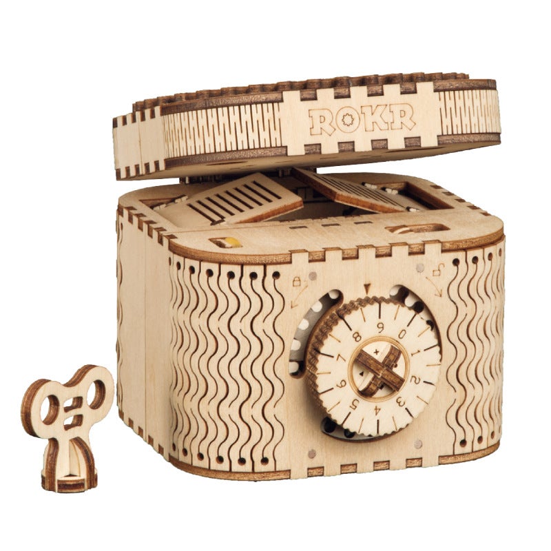 Puzzle 3D Modello Cryptex modello di edificio in legno fai-da-te | Leroy Merlin