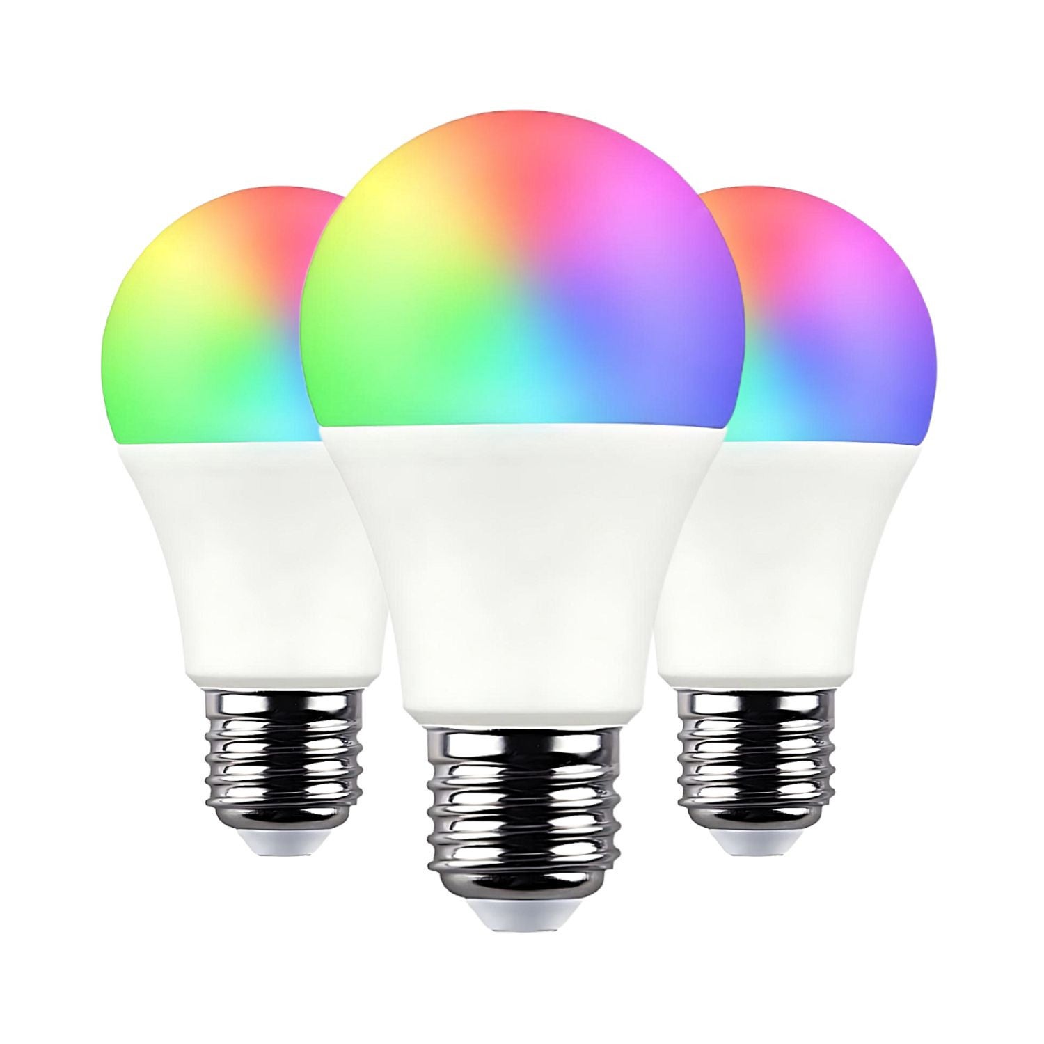 Pack 3 Lampadine LED Smart WiFi Standard E27 10W Equi.60W 806lm RGBWW ...