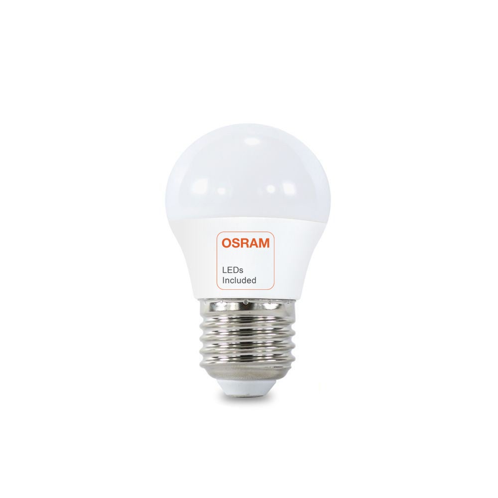 Lot 10 Ampoules LED E27 6W 720Lm Osram Chip, G45, 220V, angle 220º, Lumière neutre 4000K | Leroy ...