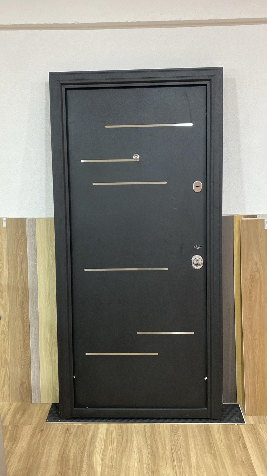Porta blindata di sicurezza MDF PT04R 2050 x 960 x70 mm Destra | Leroy ...