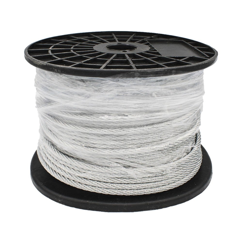 Cable acero 10 mm galvanizado (6x19x1) rollo 100 m | Leroy Merlin
