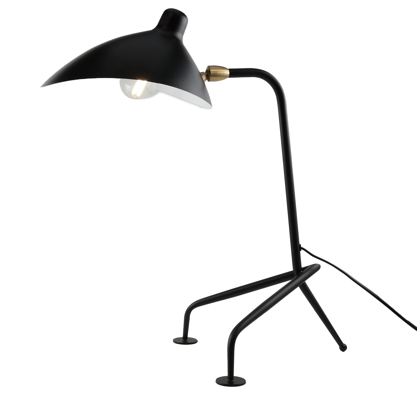 Lampe de Table Design Nordique Noire, Style Moderne pour Bureau ...