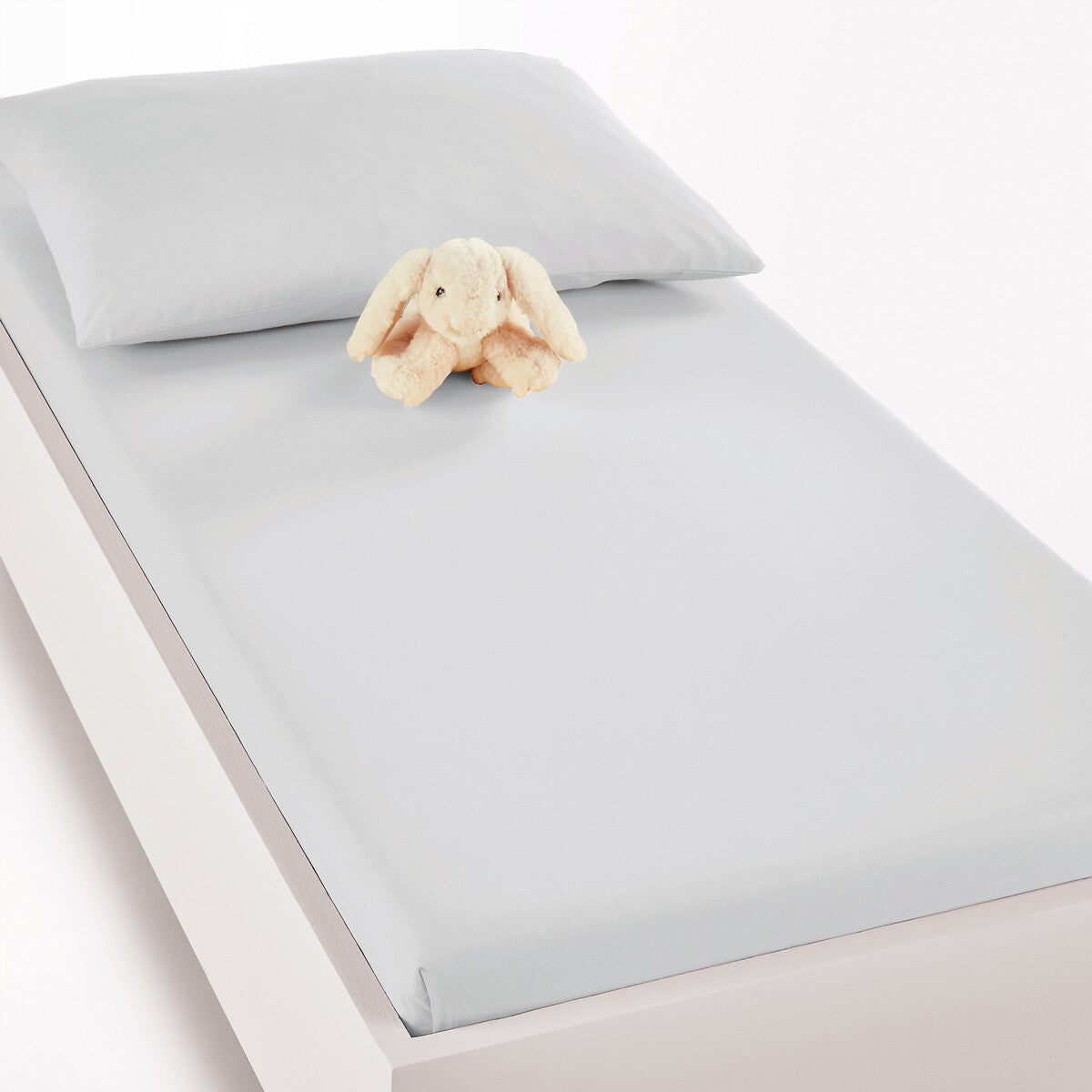Drap housse bébé coton uni, Scenario - Gris perle - 40 x 80 cm | Leroy ...