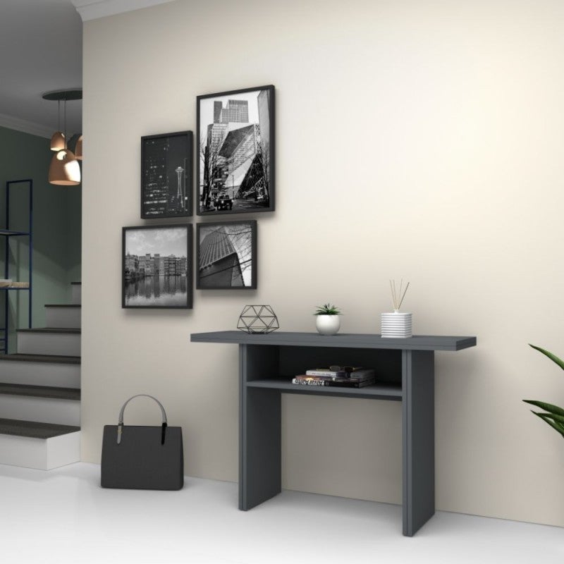 Table console pliante Ciment IKEBANA 120x40x h76 cm | Leroy Merlin