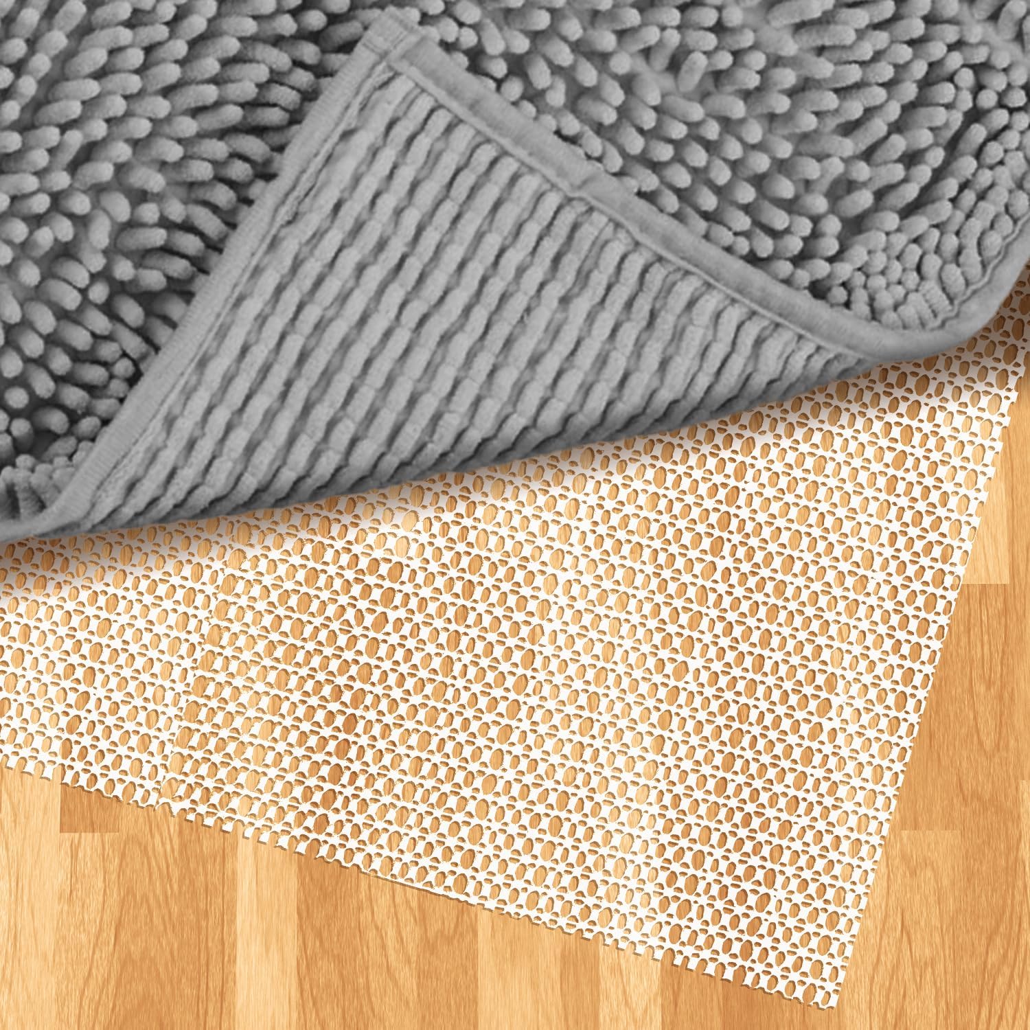 Base antideslizante para alfombras, 0,9 m x 2 m, base antideslizante para alfombras, sábanas ...