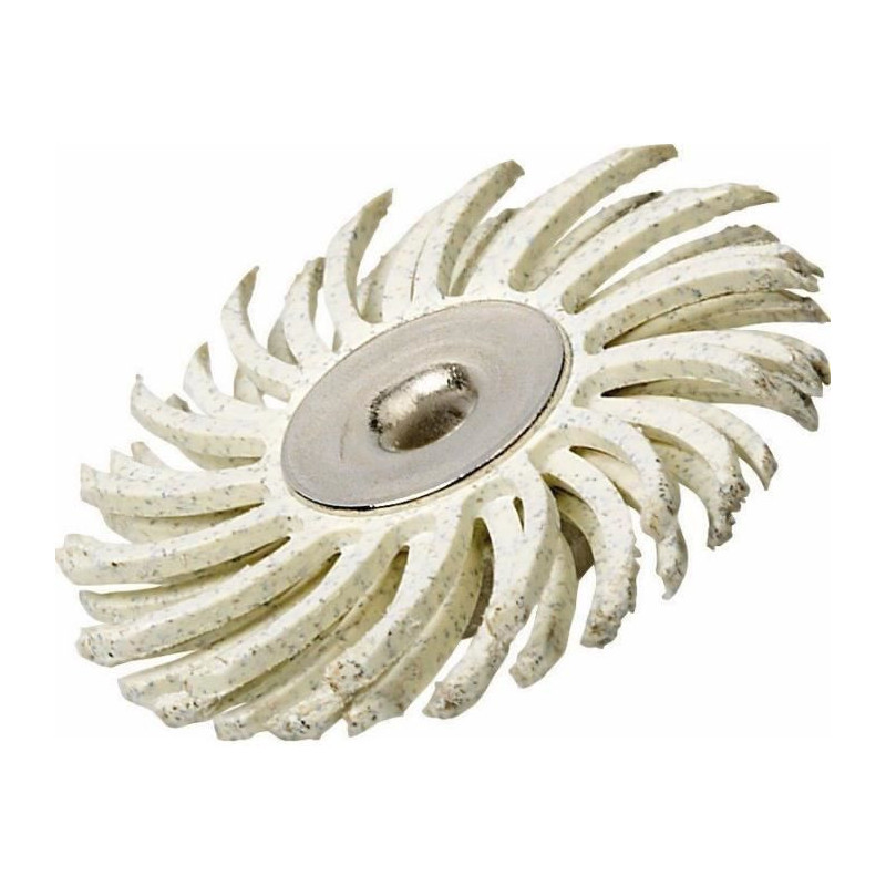 Brosse abrasive de precision DREMEL S472 Diametre 25mm, Grain 120, Pour ...