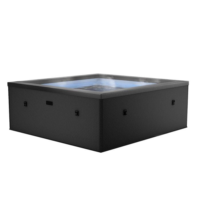 Spa semi rígido IDAHO NetSpa 6 plazas Negro | Leroy Merlin