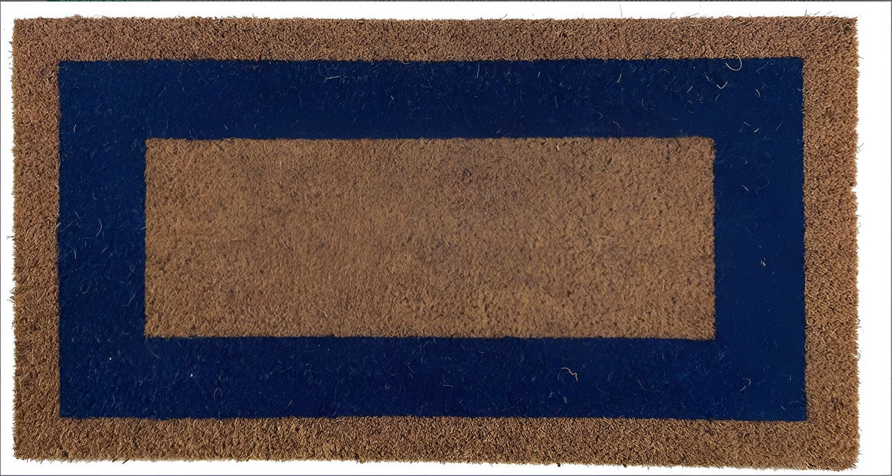 Felpudo de coco AZUL 50 x 90 cm | Leroy Merlin