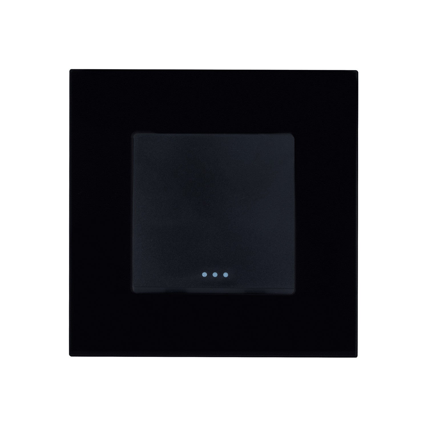 Ledkia Interruptor Simple Pulsador con Marco PC Modern Negro PC | Leroy ...