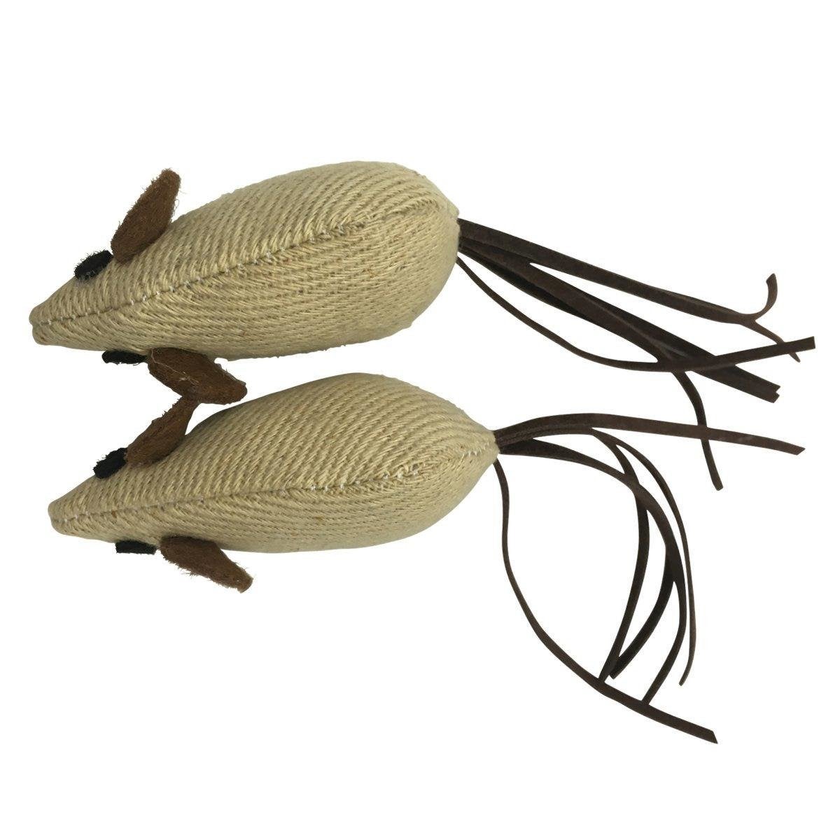 Jouet pour chat MYSZ, polyester, 14 cm, 2 pièces, Love Story | Leroy Merlin