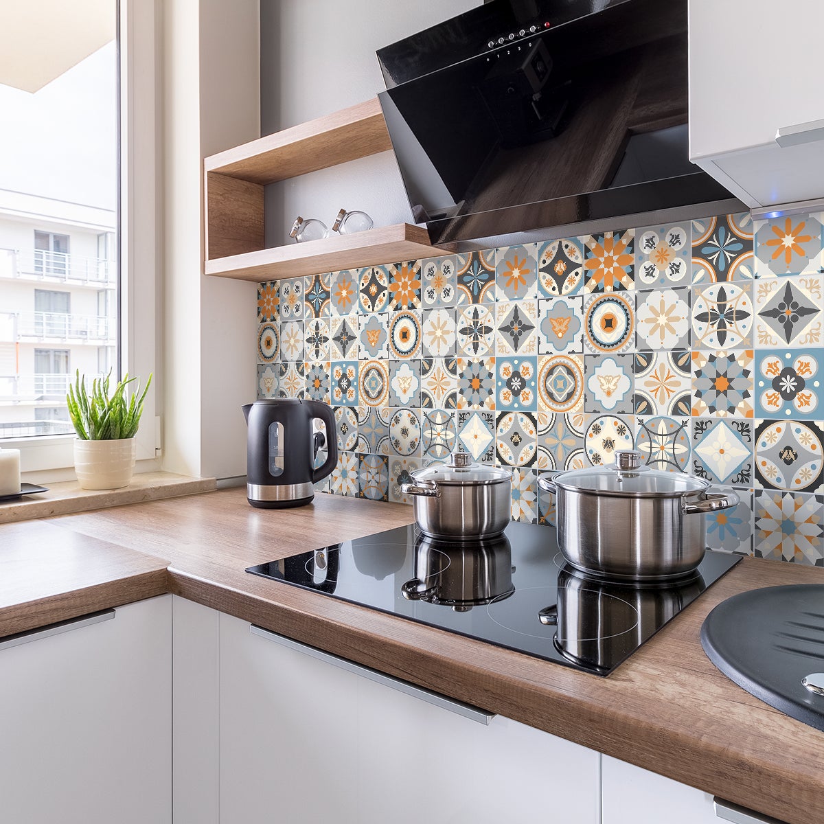 24 vinilos azulejos grazelano - adhesivo de pared - revestimiento ...