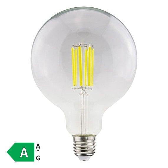 Ampoule LED Globe G125 E27 7,2W - 1521 Lumens, 4000K, 50 000 Heures, Classe Énergétique A ...