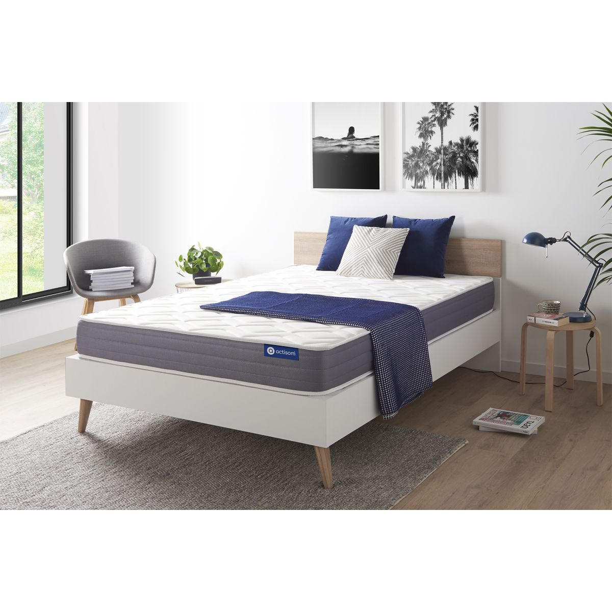 Matelas 180 x 200 cm Actilatex dream - Latex et mémoire de forme - Ep. 22 cm - Mi-ferme - 5 ...
