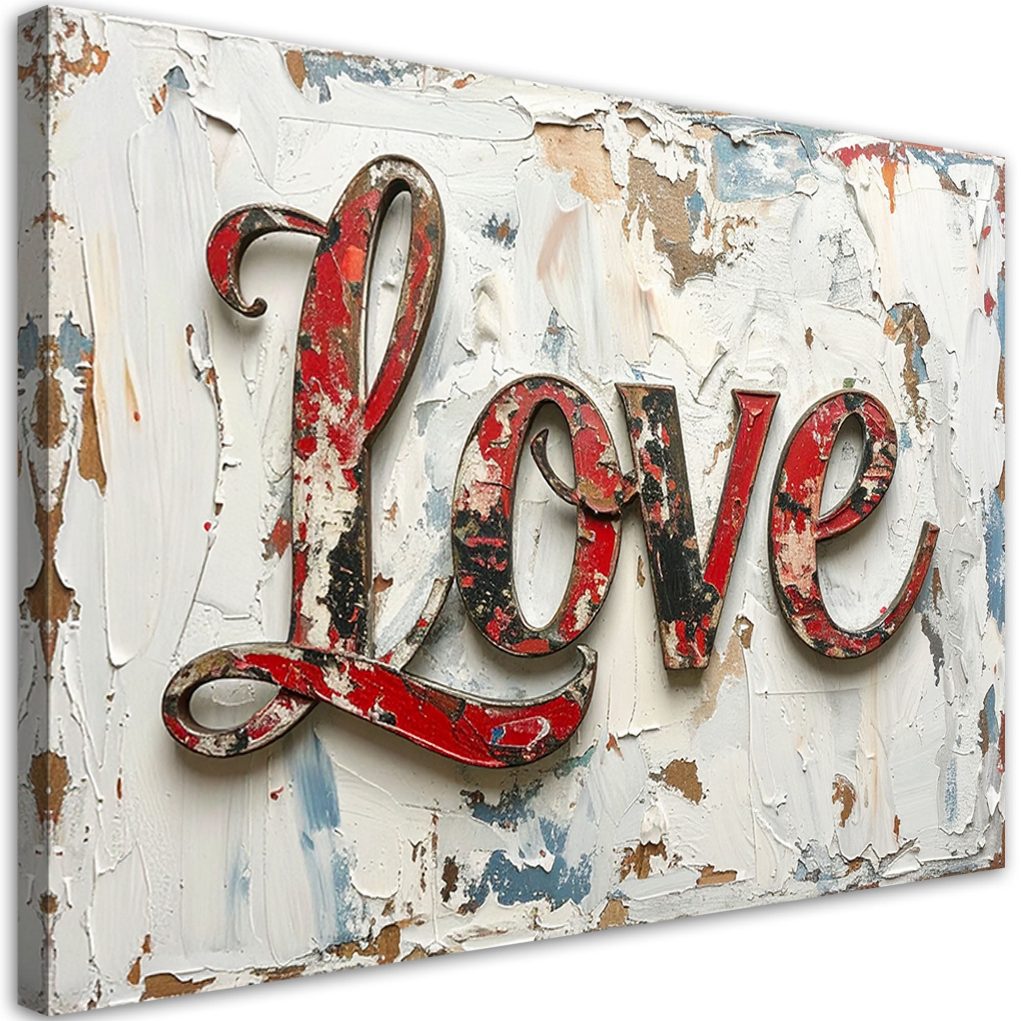 Tableau Moderne, Enseigne Love Style Vintage 90x60 | Leroy Merlin