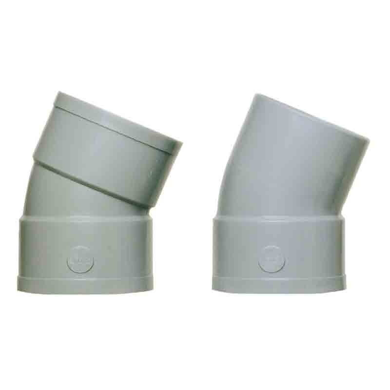 Codo de escape a 22°30 macho/hembra Ø 80 mm | Leroy Merlin