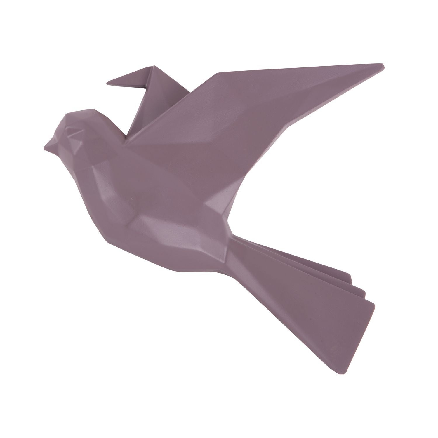Oiseau mural mat Origami - Violet | Leroy Merlin