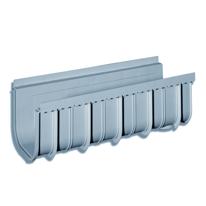 Caniveau PVC à grille 200x100x500mm | Leroy Merlin