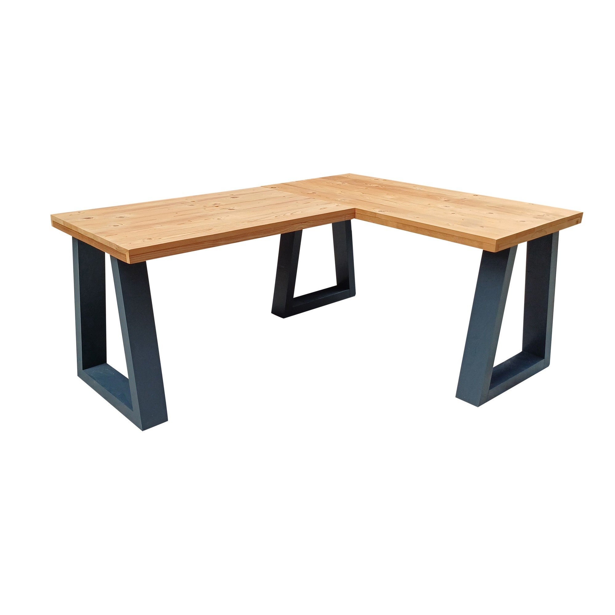 Wood4you - Bureau d'angle - Vancouver Bois torréfié - 200/140 ...