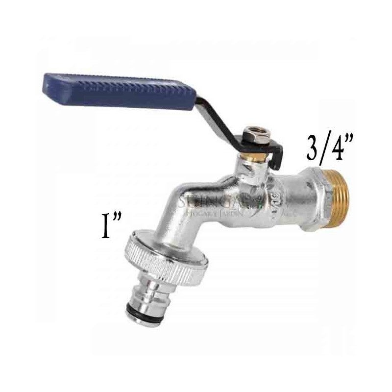 Robinet exterieur de jardin en métal 3/4'' | Leroy Merlin