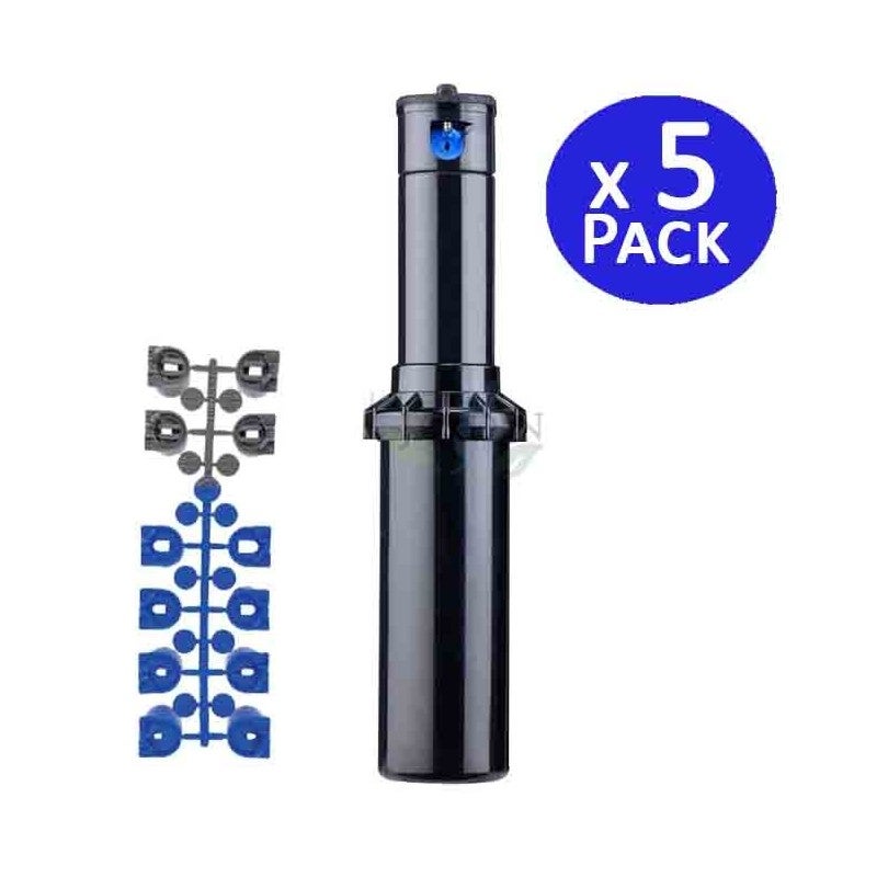 Pack 5 Aspersor de riego Hunter PGP-04 Ultra 3/4'' | Alcance 4,9-14 m ...