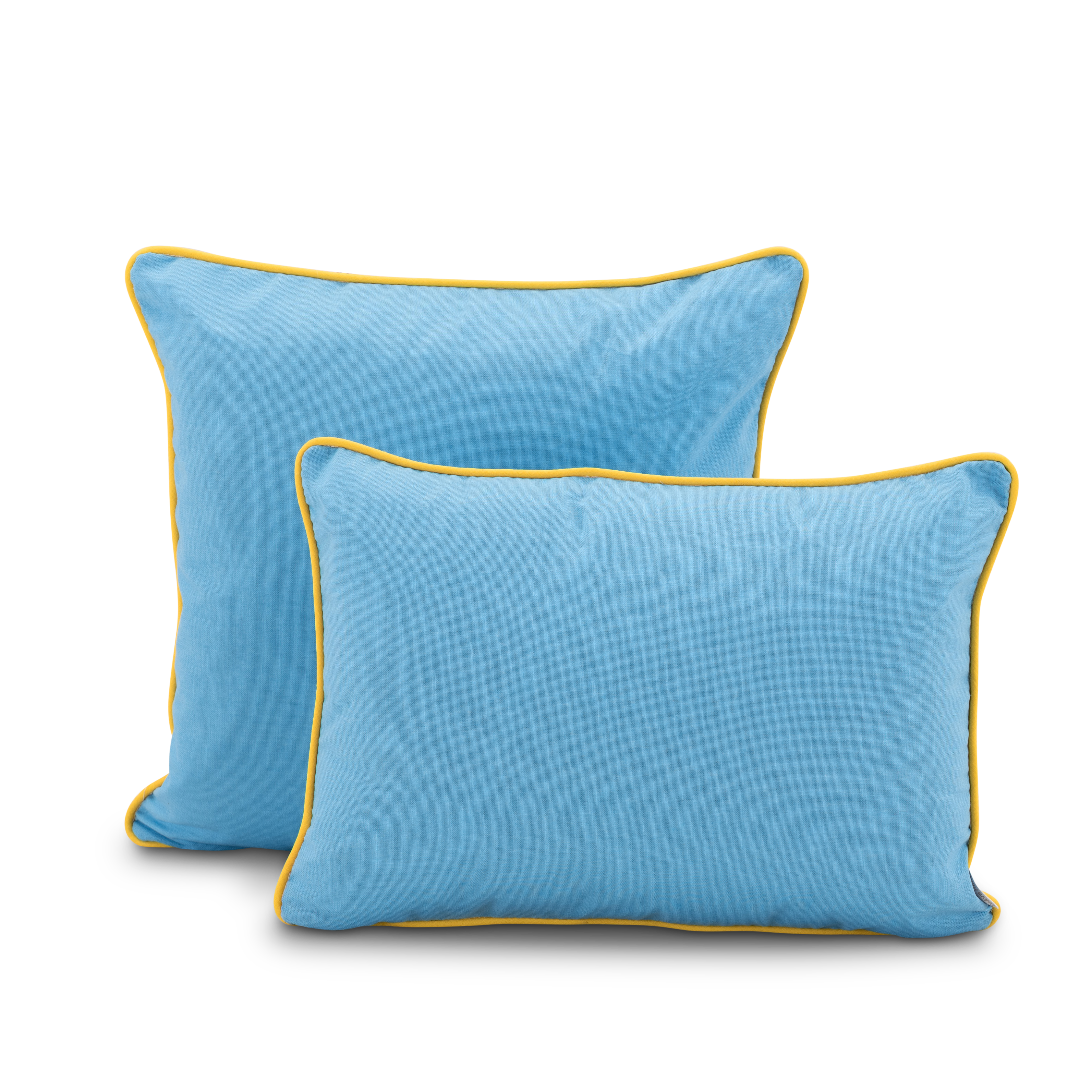 Set di 2 cuscini decorativi cielo/giallo - Sanda | Leroy Merlin