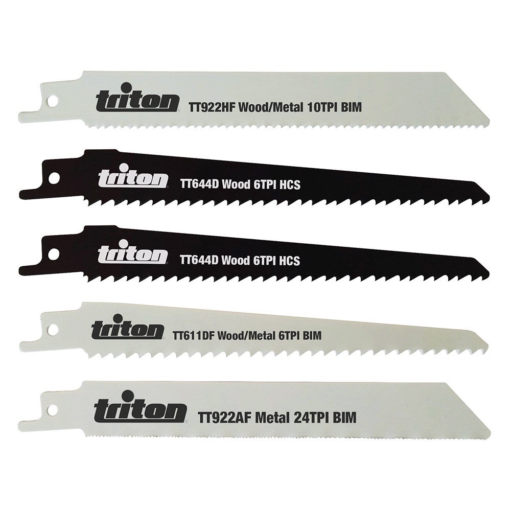 SET DE 5 LAMES TRITON POUR SCIE SABRES | Bricoman