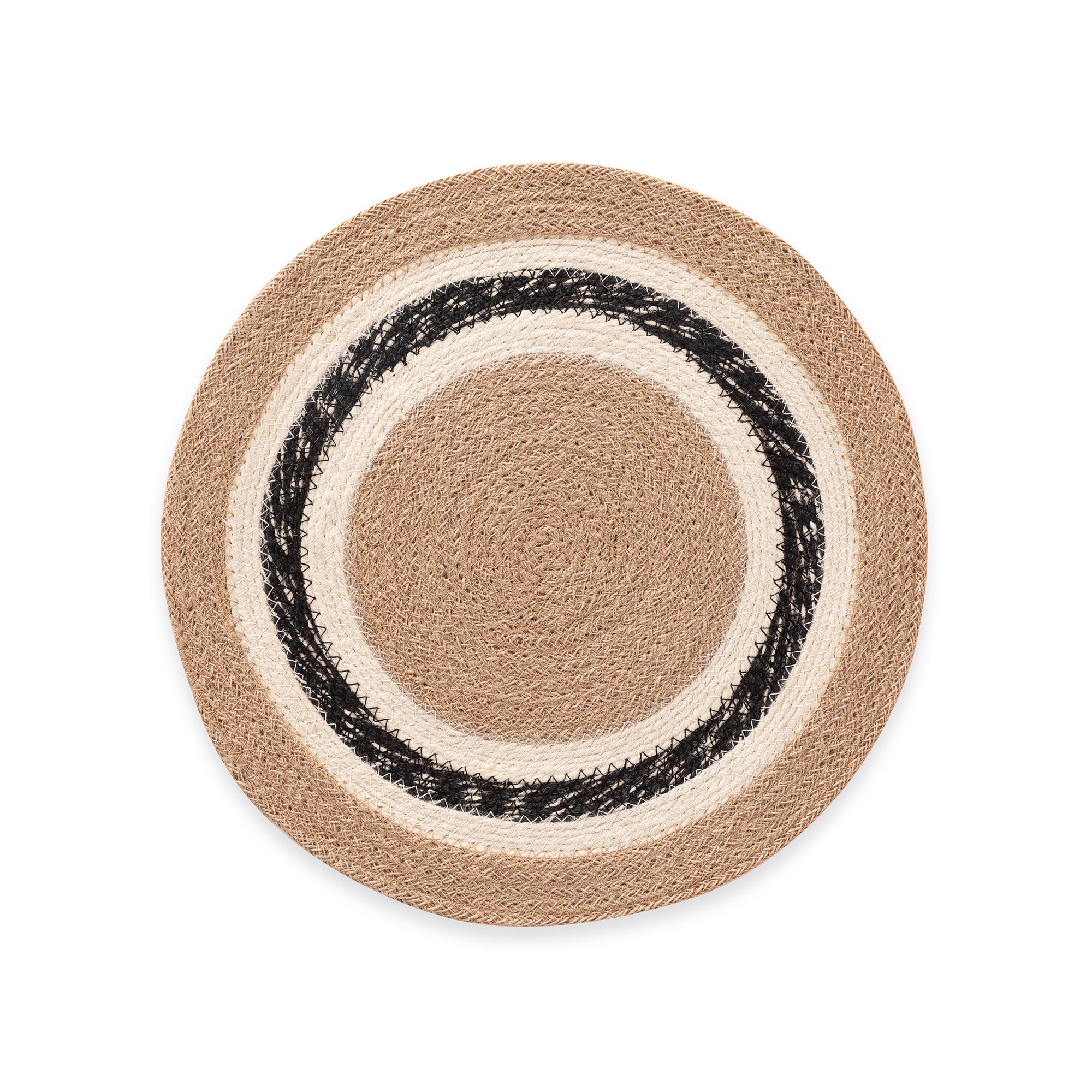 Lot de 2 sets de table ronds en jute 38x38 cm | Leroy Merlin