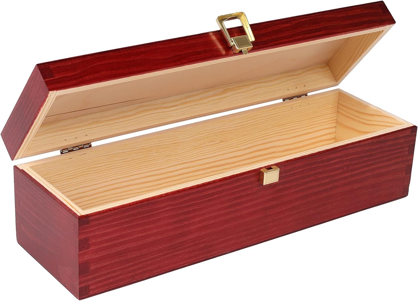 Creative Deco Boîte Caisse à Vin en Bois Rouge | Cadeau vin Mariage ...