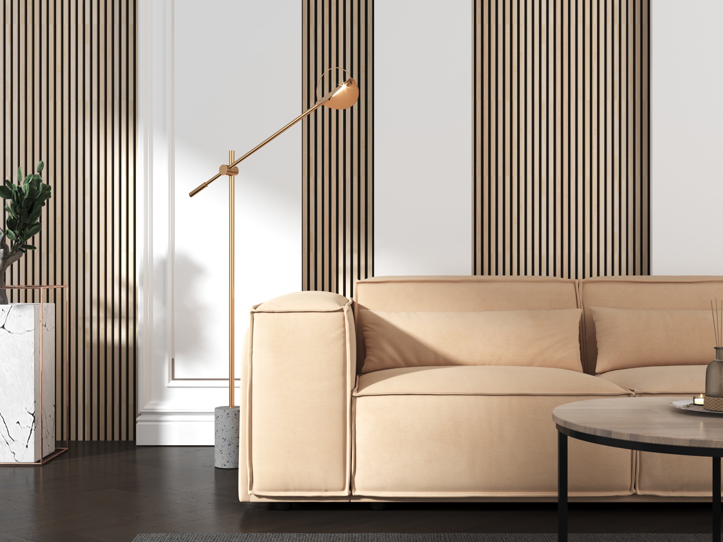 Panneau Tasseau Acoustique en Bois - Bois de Bouleau Massif ...