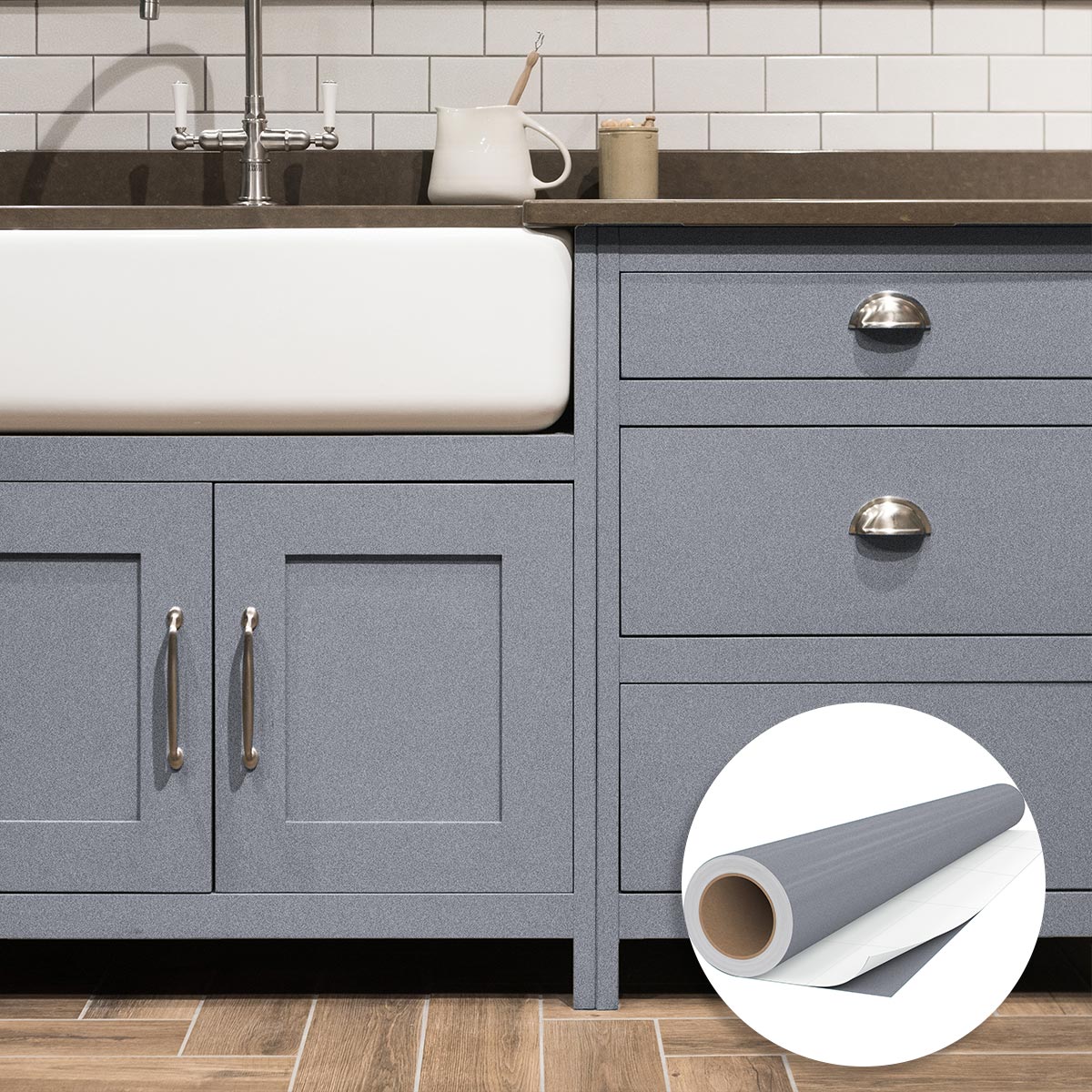 Rollo adhesivo para muebles por metros - 40 colores disponibles ...