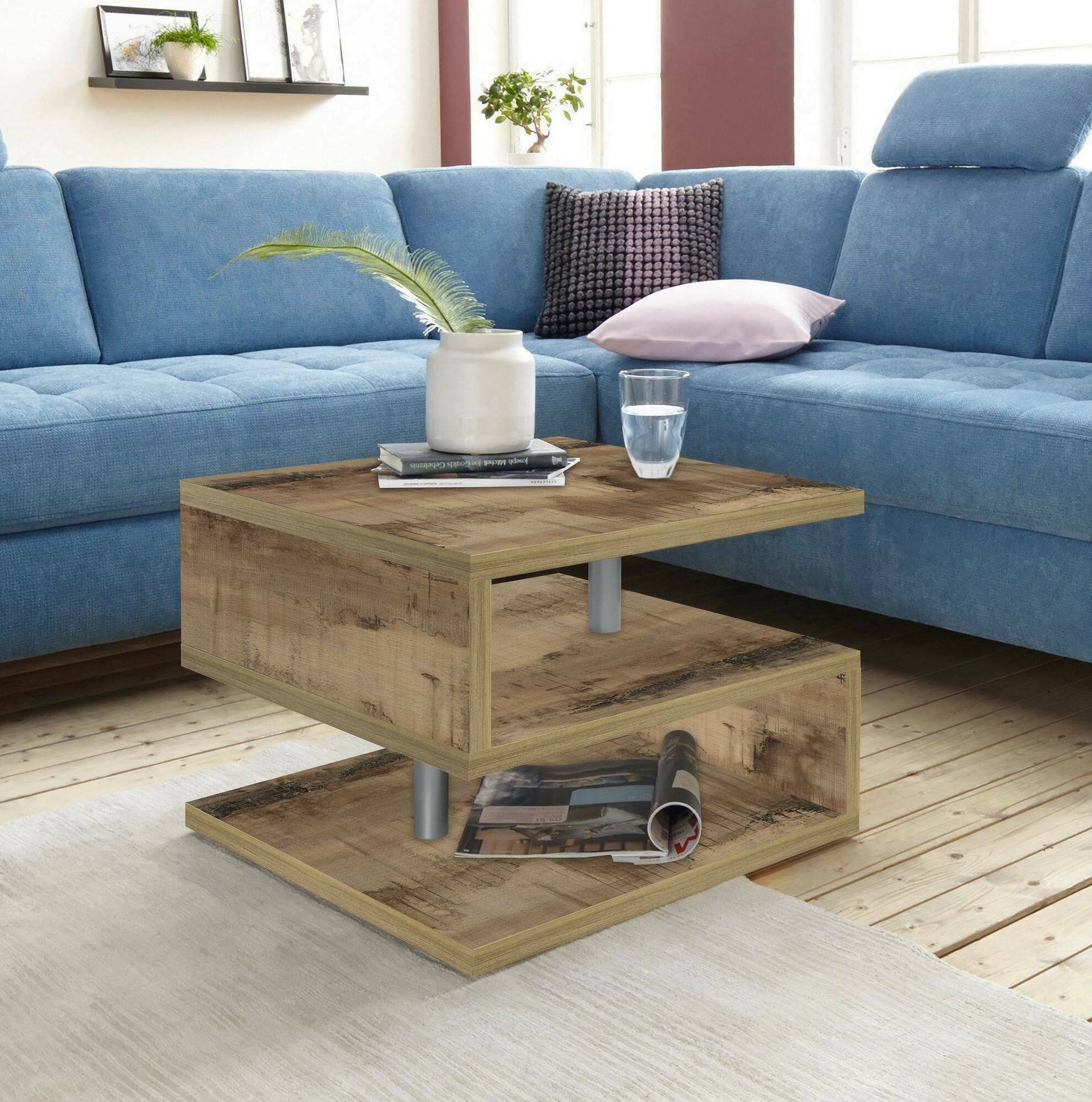 Table basse Gianni, Table basse de salon, Meuble de rangement bas ...