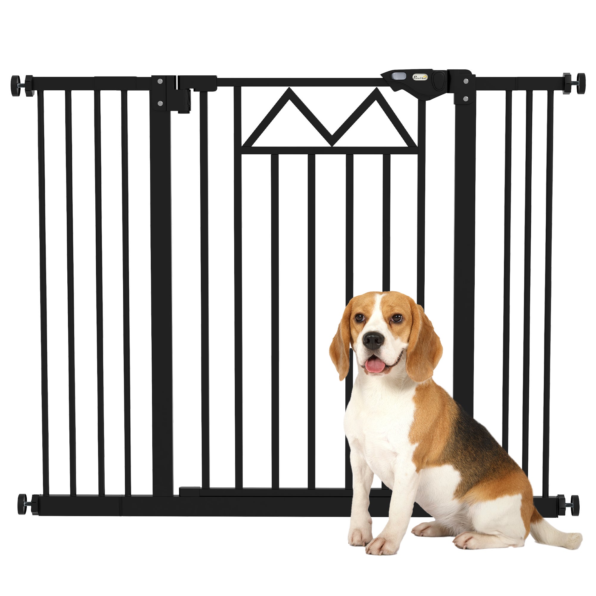 Barrera para perros de metal y plástico con 4 tornillos regulables y ...