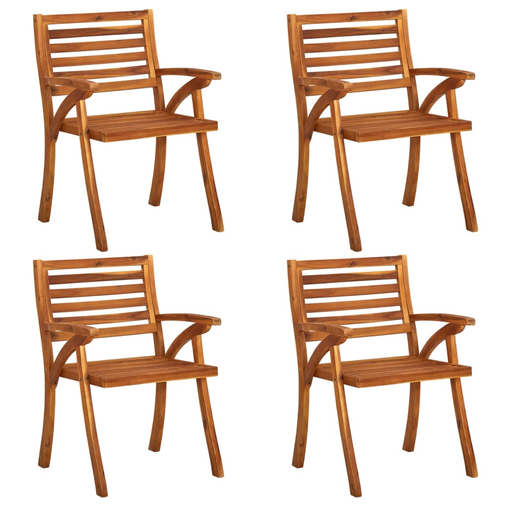 Lot de 4 Chaises de jardin | Siège de Terrasse | Chaise d'extérieur ...