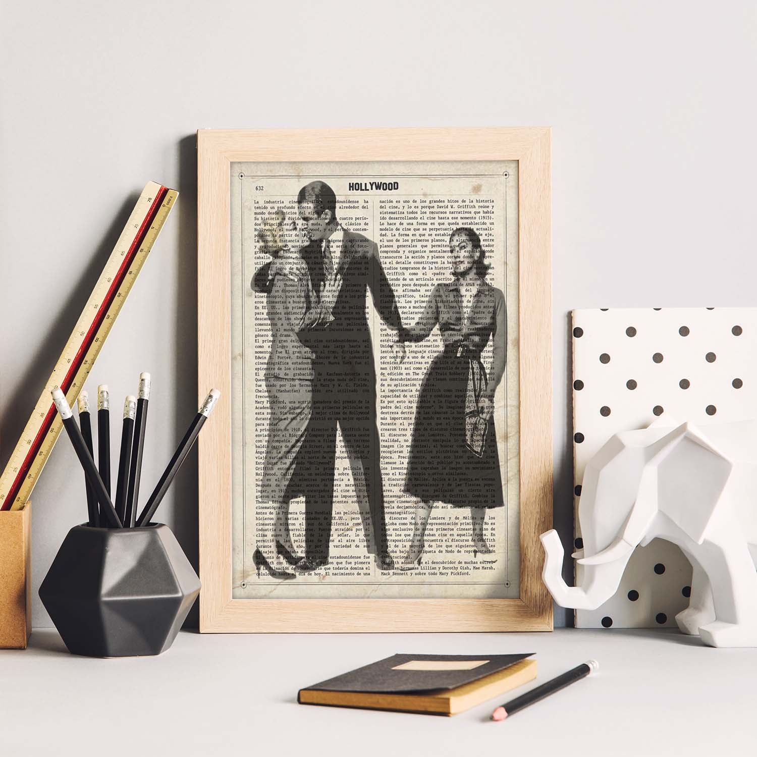 Vintage Lamina Vertigo (trio) Sur La Définition D'hollywood A4 Sans ...