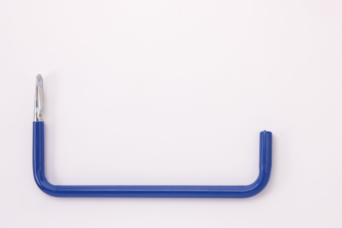 MOTTEZ - Crochet jumbo tube Ø 20mm - Prof. 450mm gainé - B007G | Bricoman