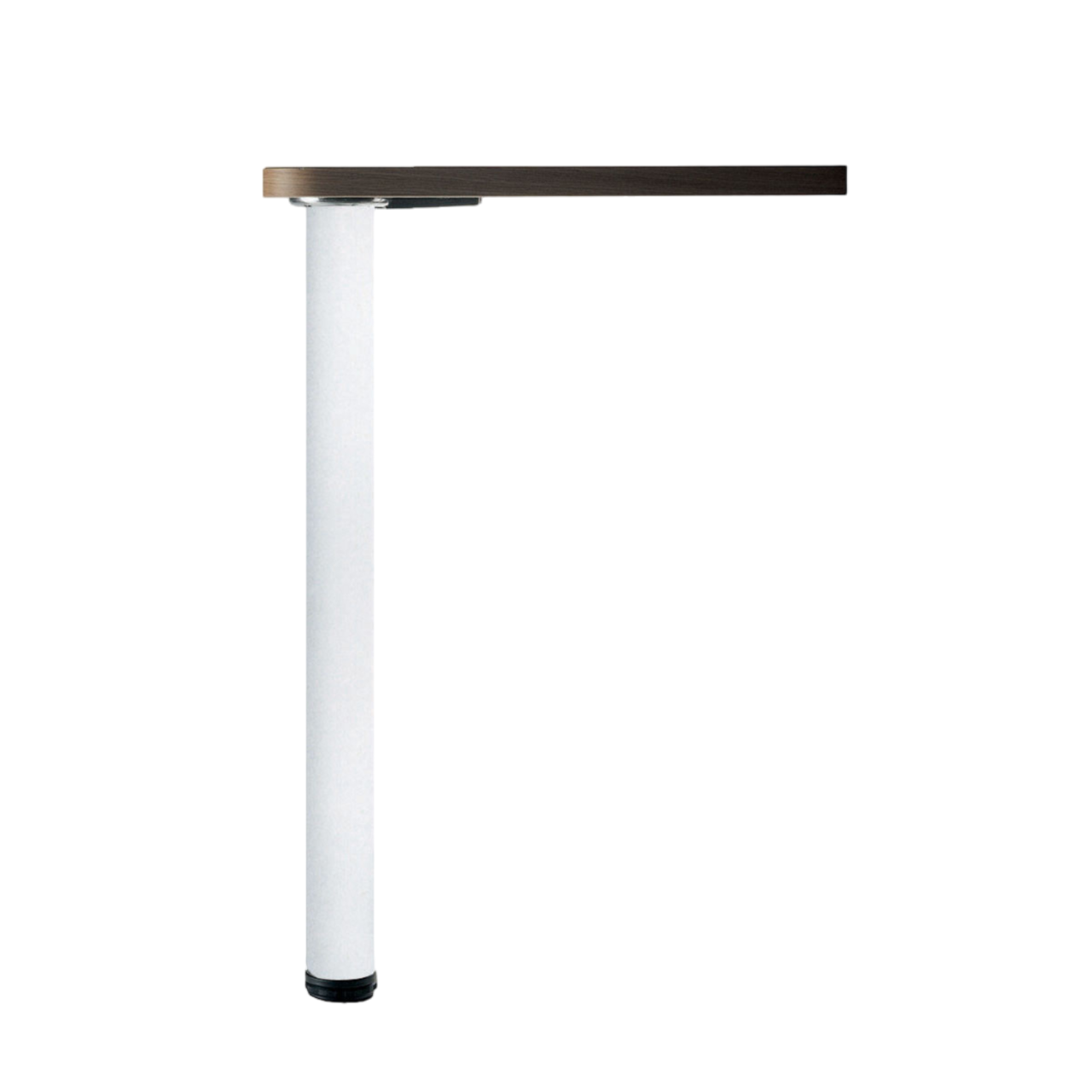 Pied plan de travail réglable Rond Blanc H 87 x l 6 cm | Leroy Merlin