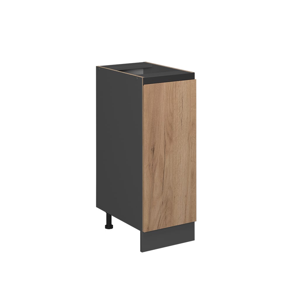 Vicco Meuble De Cuisine R Line Chêne De Force Doréanthracite 30 Cm